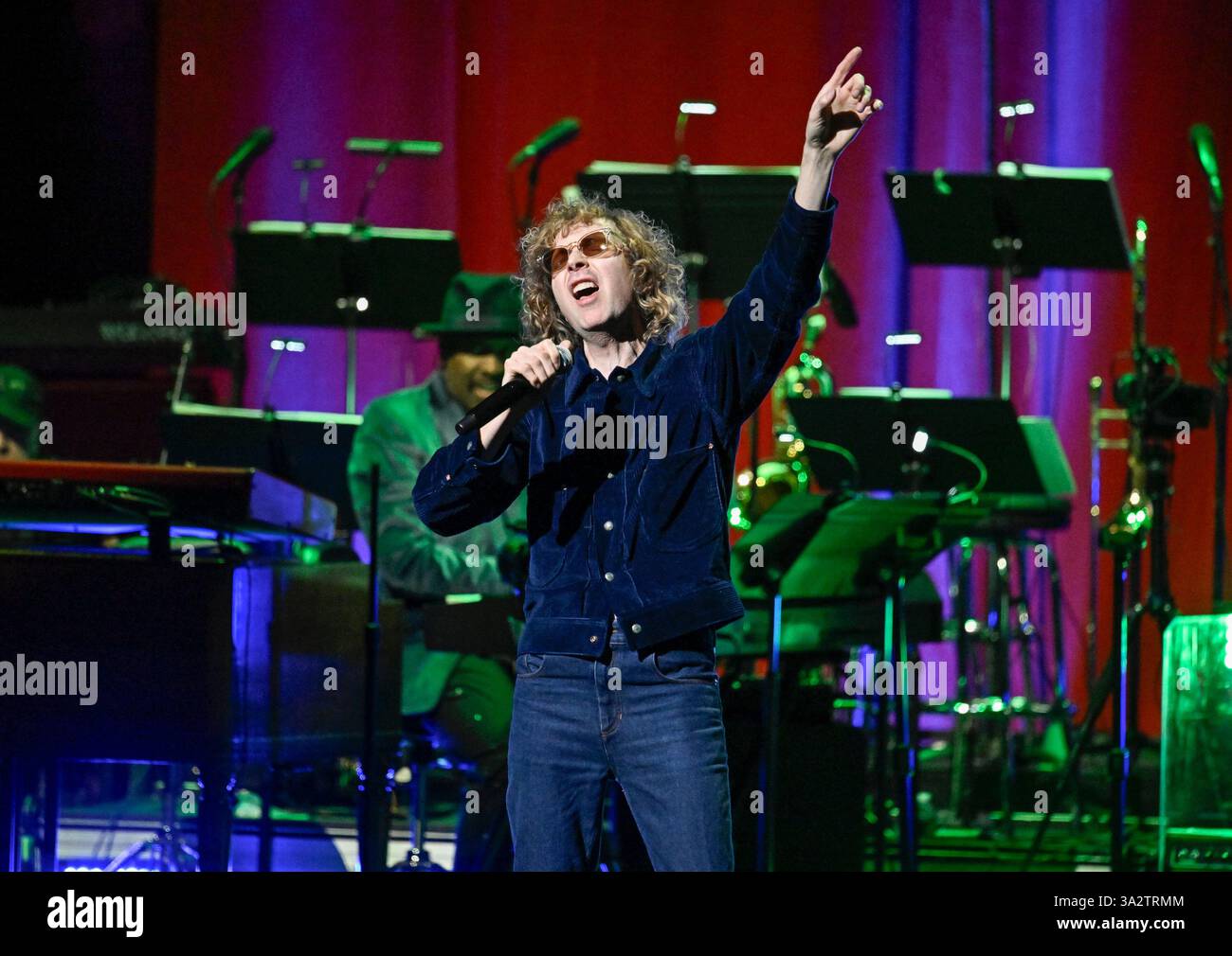 Beck Hansen performs at the 9th annual Love Rocks NYC concert ...