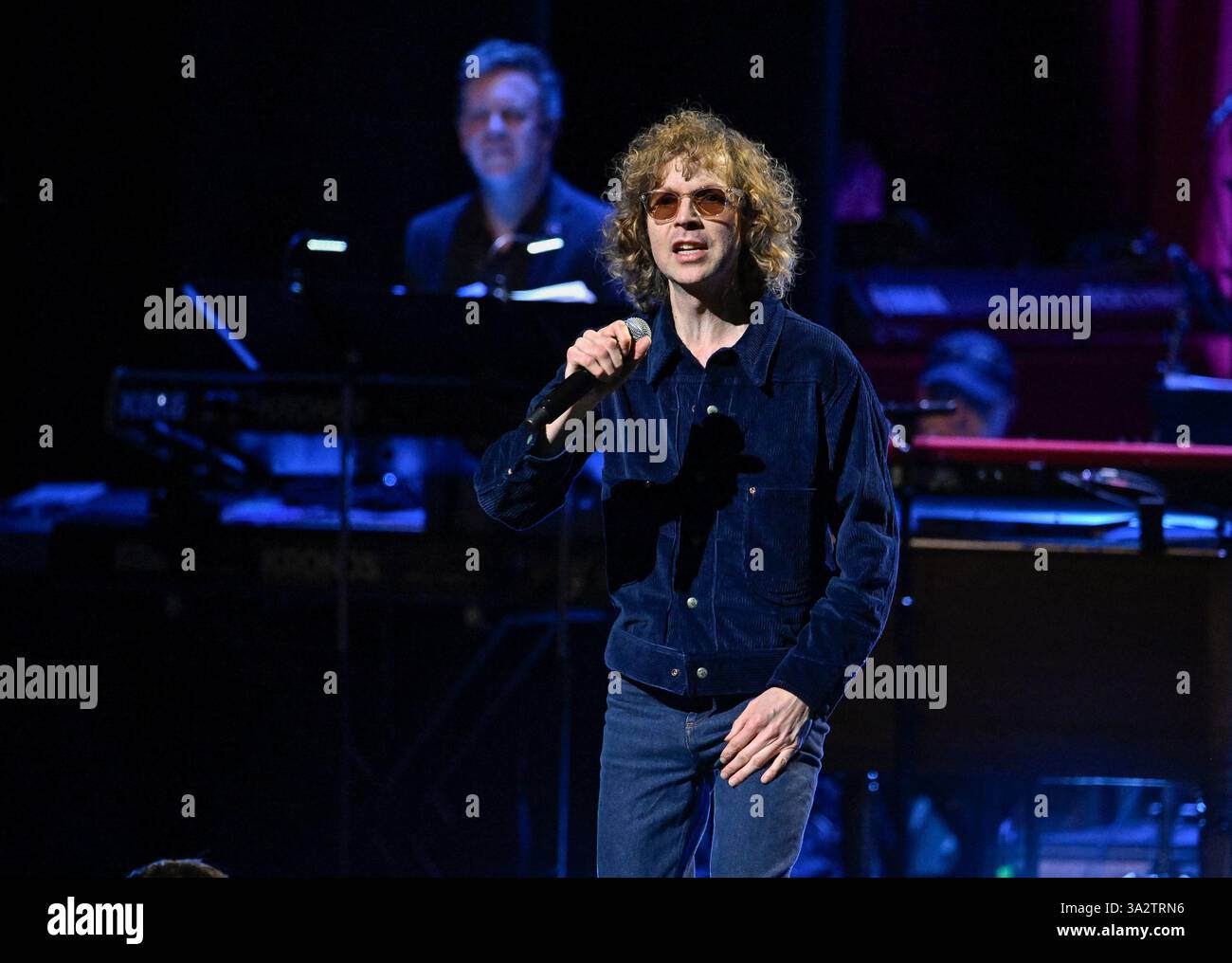 Beck Hansen performs at the 9th annual Love Rocks NYC concert ...