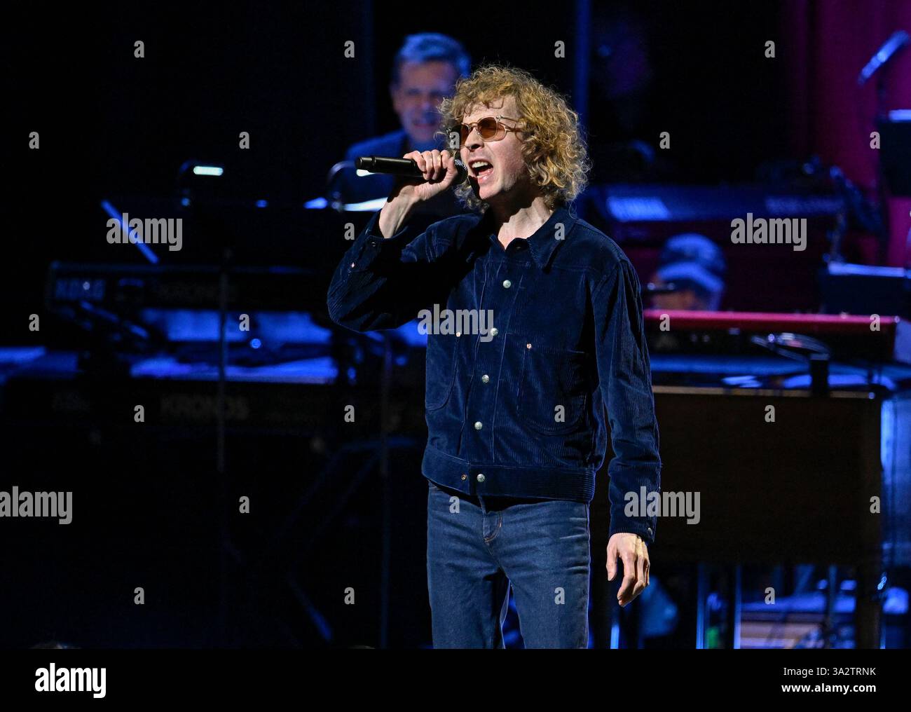 Beck Hansen performs at the 9th annual Love Rocks NYC concert ...