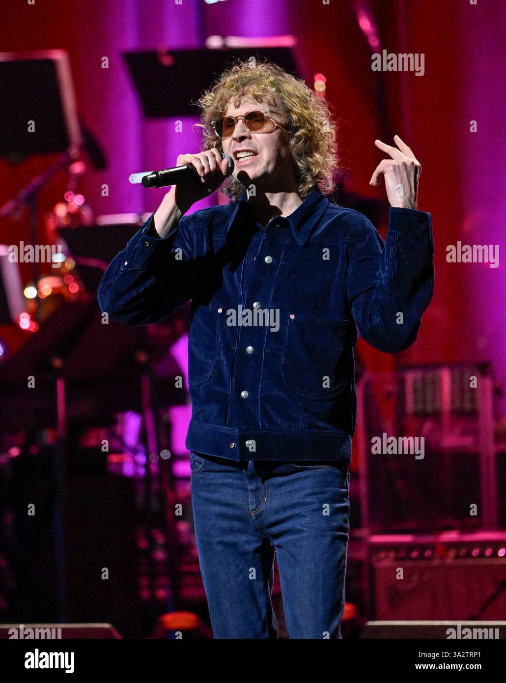 Beck Hansen performs at the 9th annual Love Rocks NYC concert ...