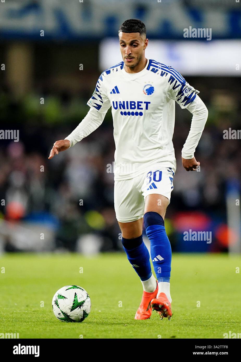 Copenhagen's Elias Achouri during the UEFA Conference League round of ...