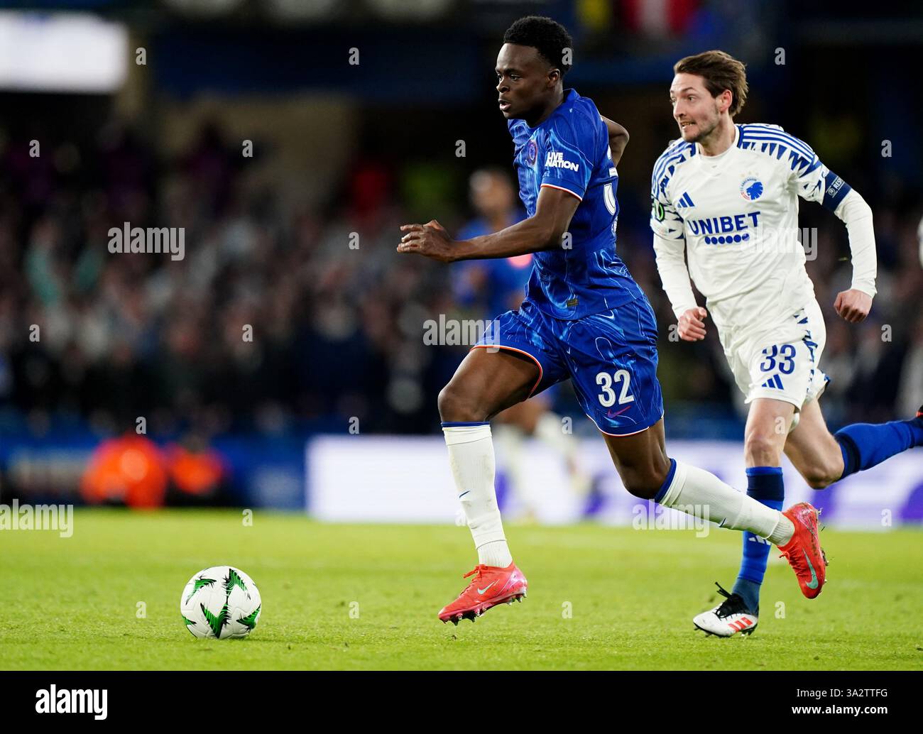 Chelsea's Tyrique George during the UEFA Conference League round of ...