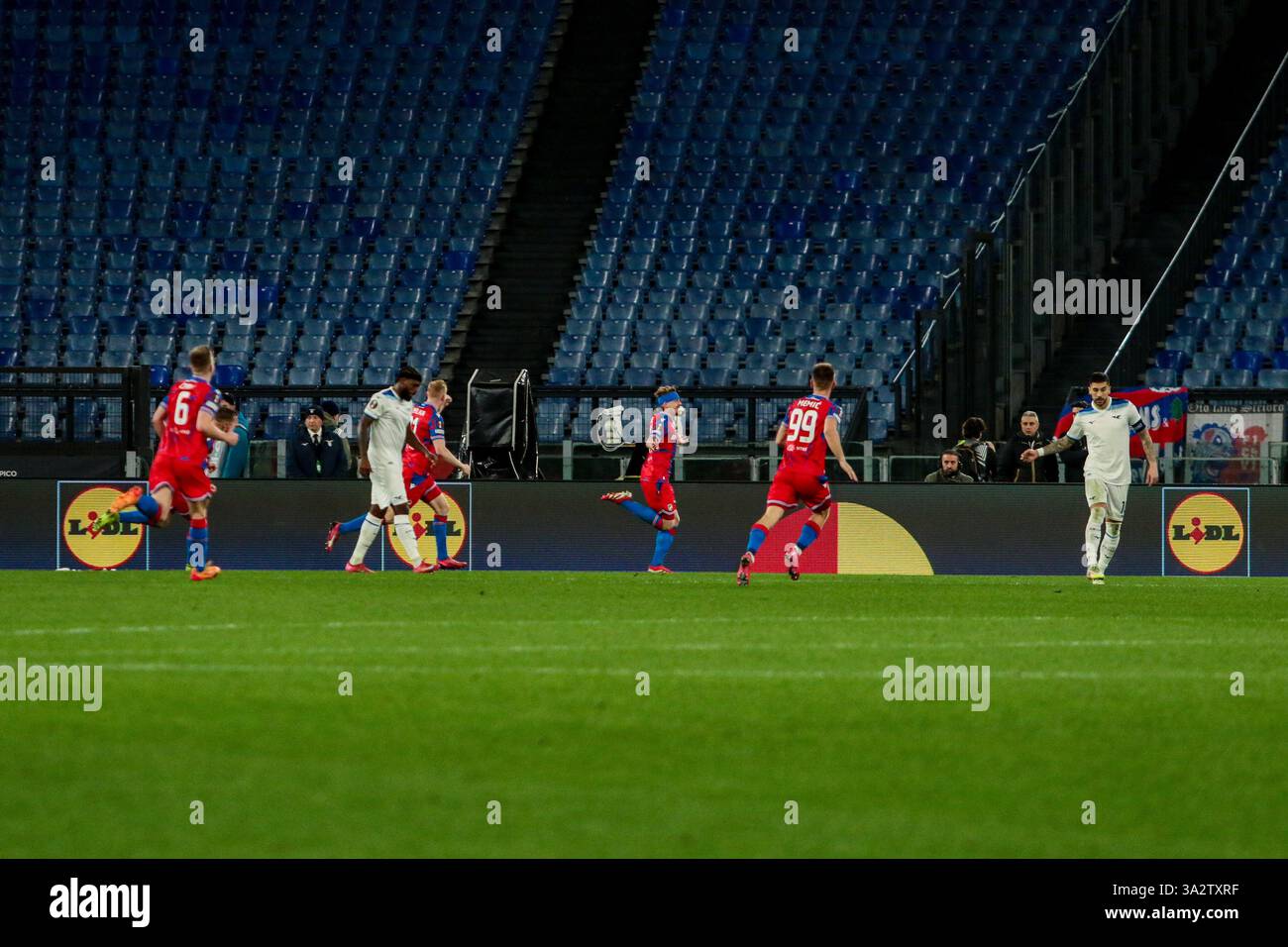 Rome, Italy. 13th Mar, 2025. Pavel Sulc of Viktoria Plzen during Lazio ...