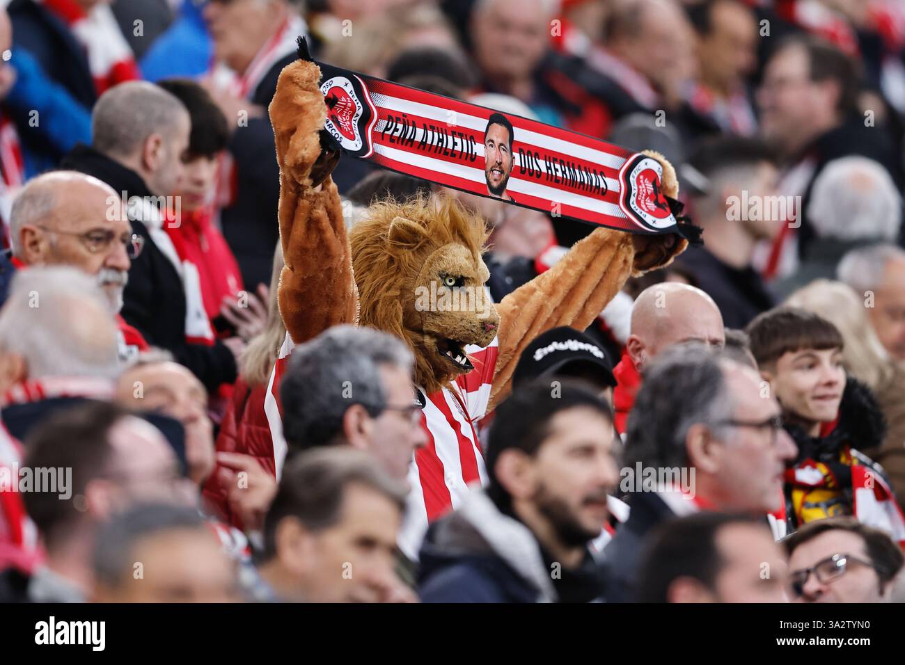 Bilbao, Spain. 13th Mar, 2025. Bilbao fan (Bilbao) Football/Soccer ...