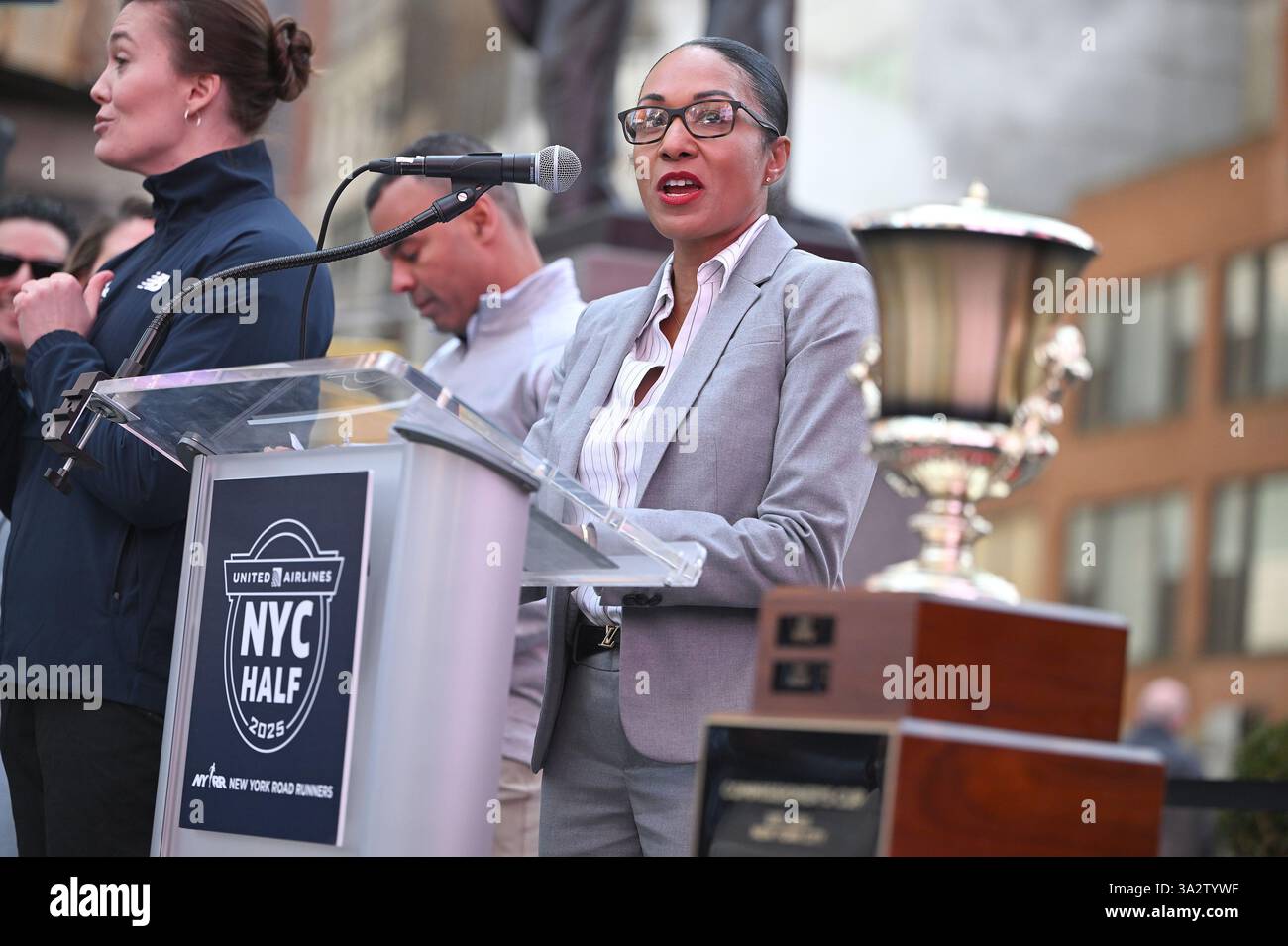New York, USA. 13th Mar, 2025. Tania Kinsella, First Deputy ...