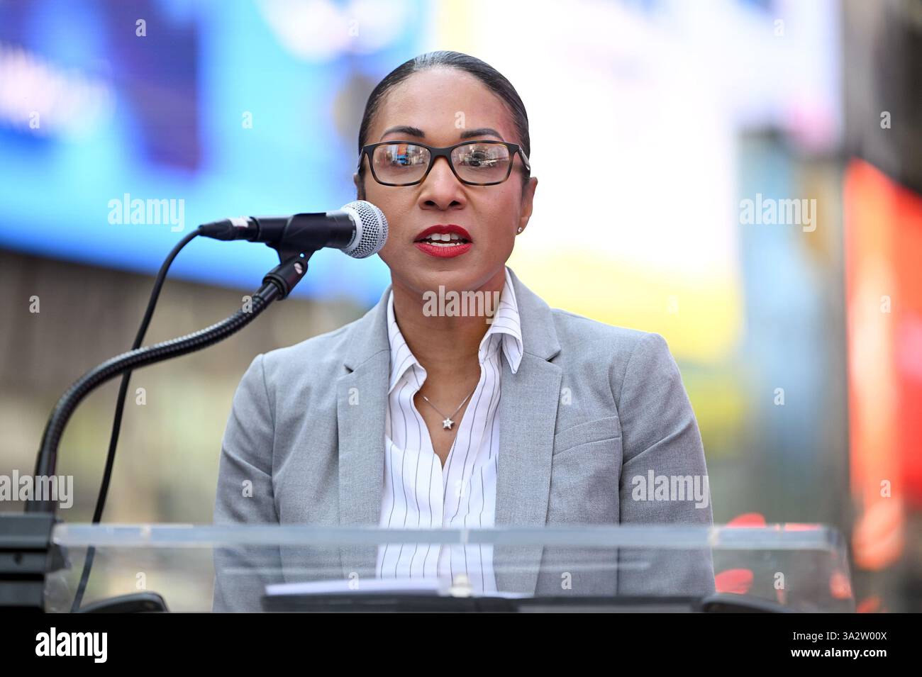 New York, USA. 13th Mar, 2025. Tania Kinsella, First Deputy ...
