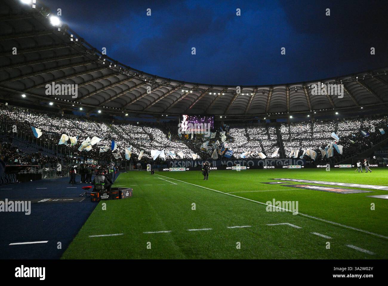 13th Mar 2025, Olimpico Stadium, Rome, Italy; Uefa Europa League, Round ...