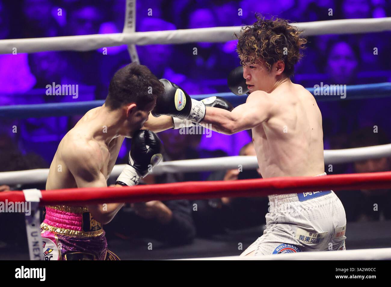 Tokyo, Japan. 13th Mar, 2025. Kenshiro Teraji (JPN) Boxing : WBC & WBA ...