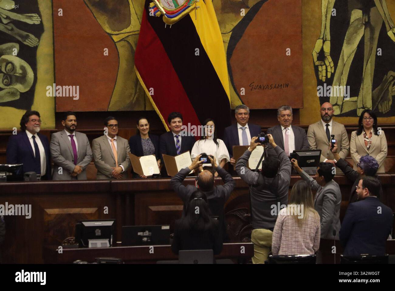 POSSESSION OF CONSTITUTIONAL COURT JUDGES Quito, Thursday, March 13 ...