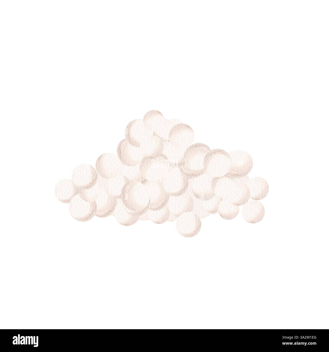 A fluffy, cheerful pile of soft white foam that is perfect for various ...