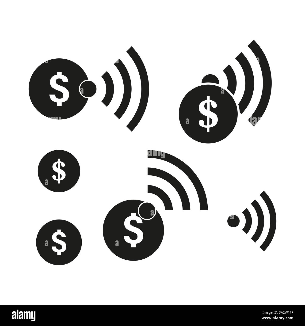 Wealth signal Stock Vector Images - Alamy