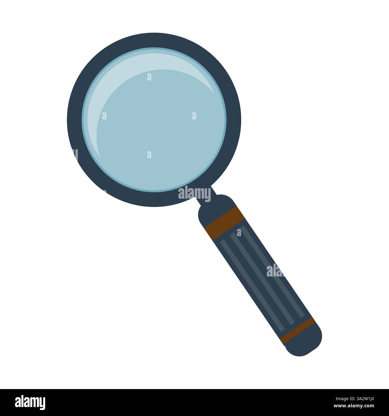 Magnifying glass tool. Search symbol vector. Optical zoom element ...