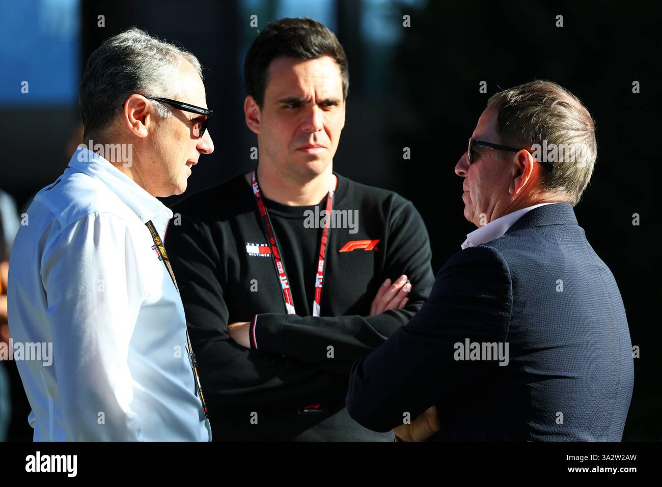 Melbourne, Australia. 14th Mar, 2025. Stefano Domenicali (ITA) Formula ...