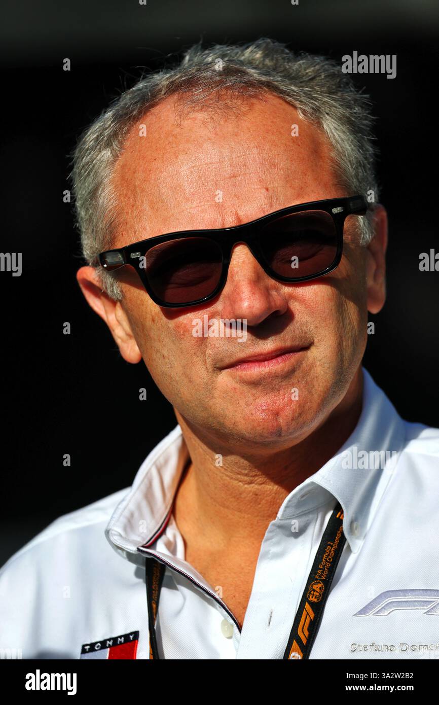 Melbourne, Australia. 14th Mar, 2025. Stefano Domenicali (ITA) Formula One President and CEO. 14 ...