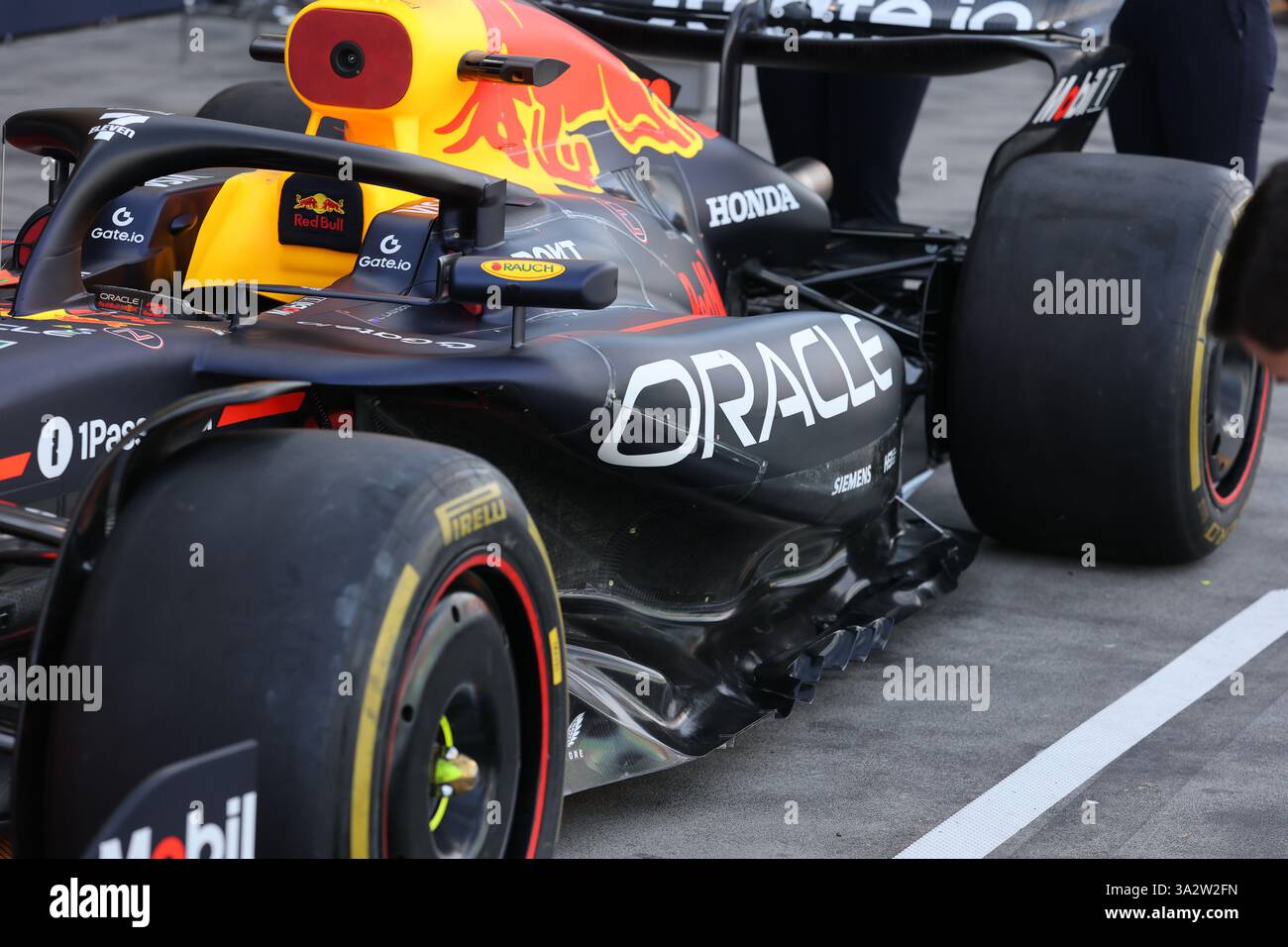 Red Bull Racing RB21, mechanical detail sidepod during the Formula 1 ...