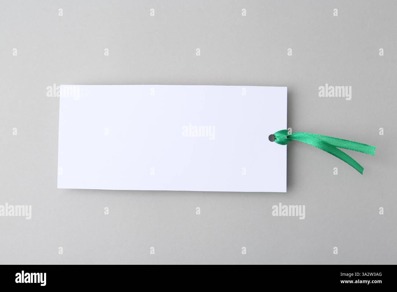 One paper bookmark on light grey background, top view Stock Photo - Alamy