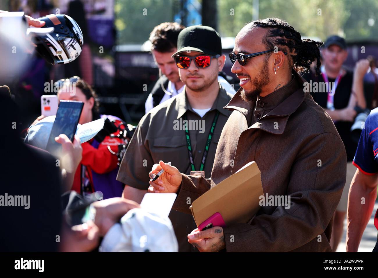 Melbourne, Australia. 14th Mar, 2025. Lewis Hamilton (GBR) Ferrari. 14. ...