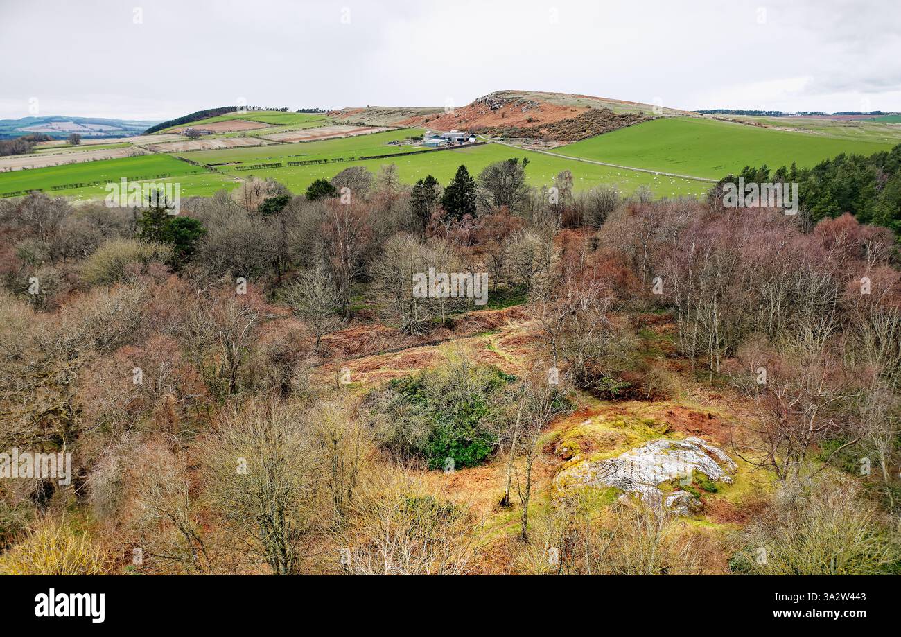 Routin Linn aka Roughting Linn prehistoric cup and ring mark rock art ...