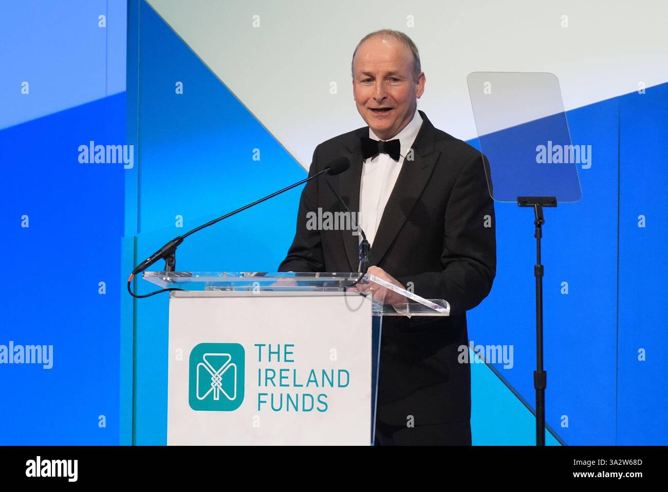 Taoiseach Micheal Martin speaking at the Ireland Funds 33th National ...