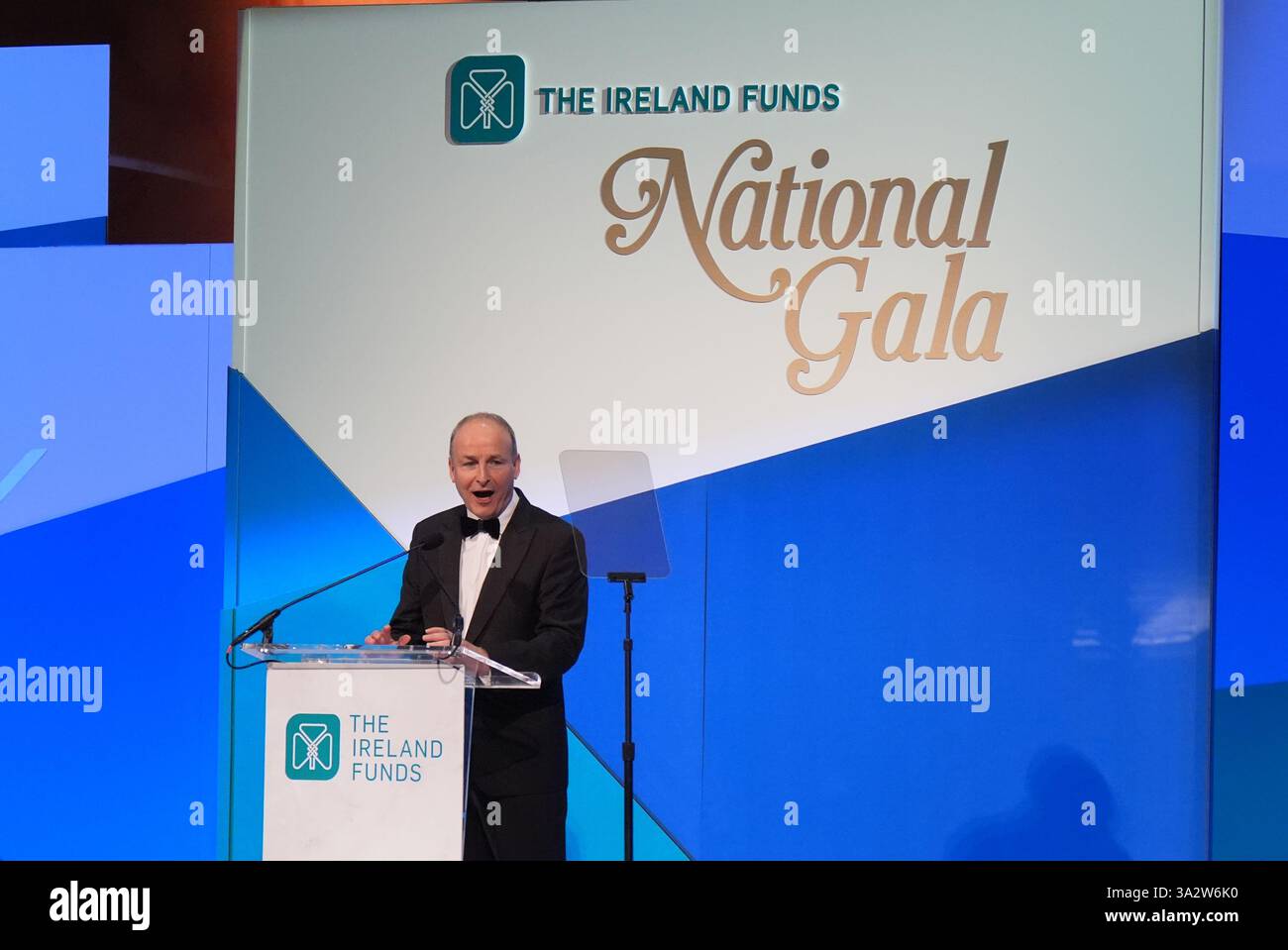 Taoiseach Micheal Martin speaking at the Ireland Funds 33th National ...