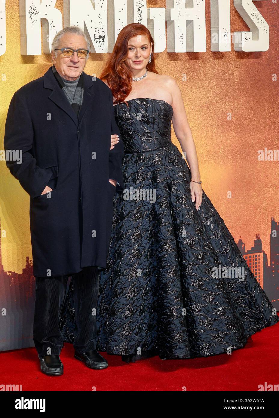 London, UK. 13th Mar, 2025. Debra Messing and Robert De Niro attend the ...