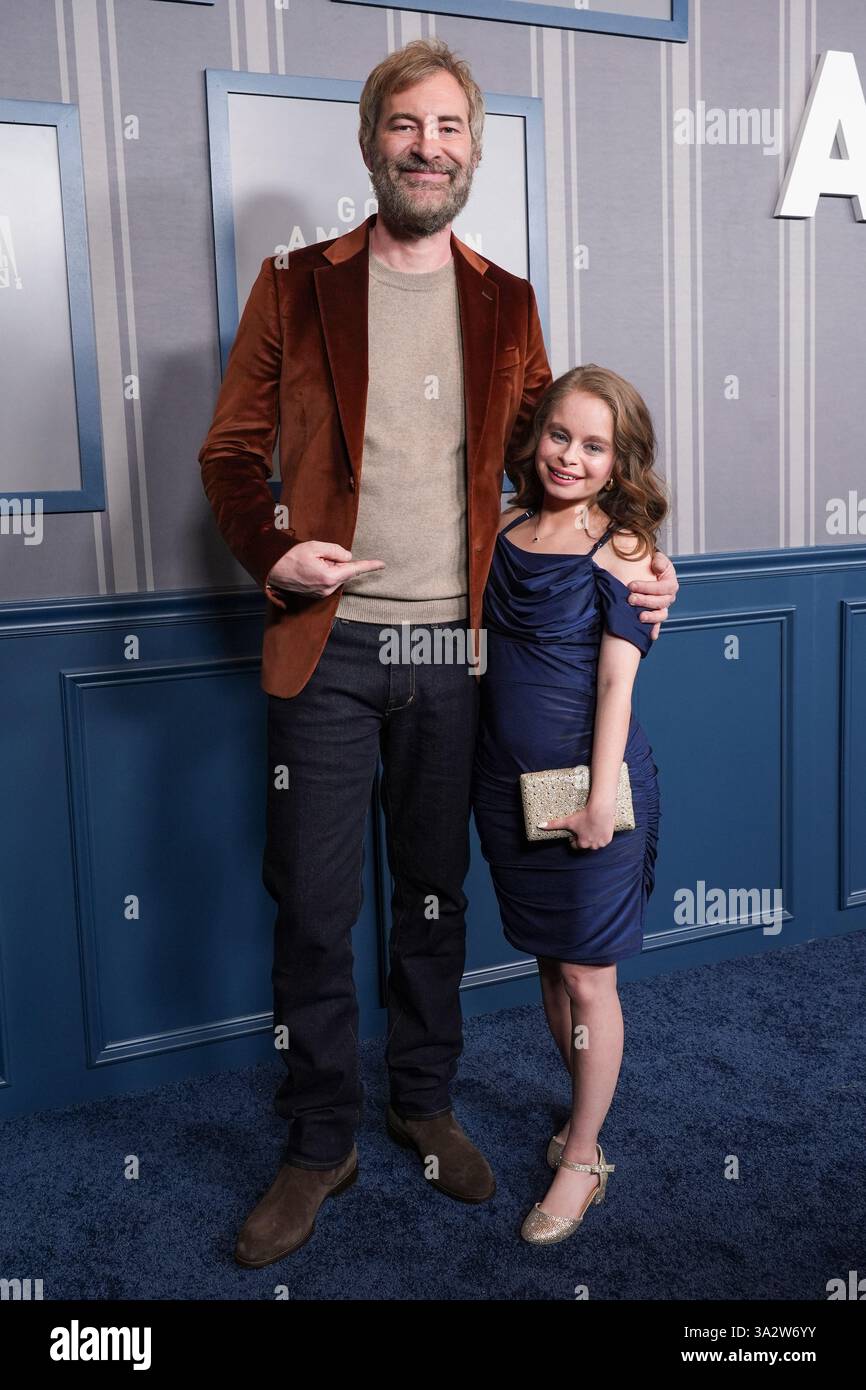 Mark Duplass, left, and Imogen Faith Reid arrive at an FYC screening of ...