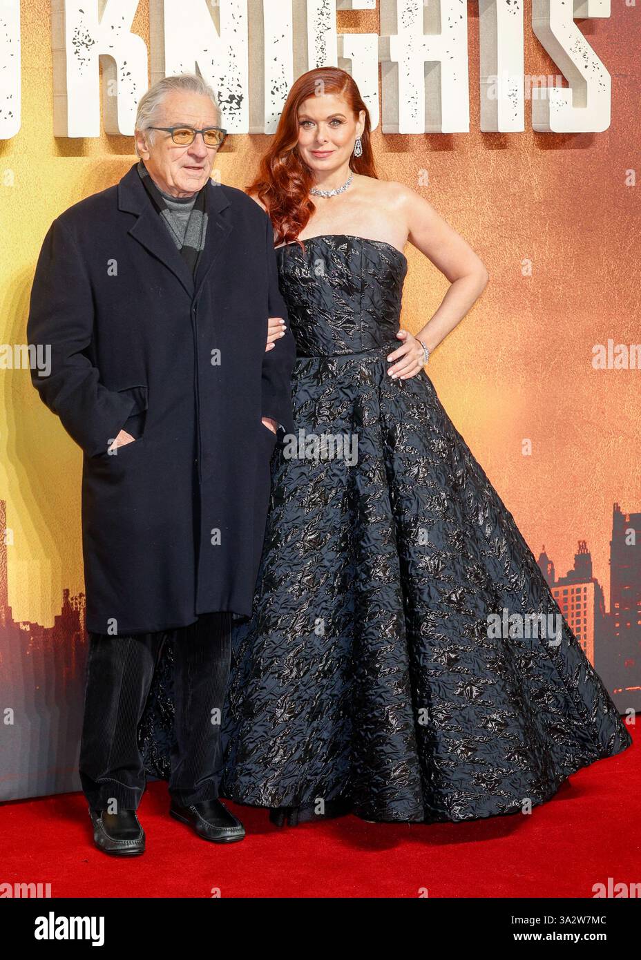 London, UK. 13th Mar, 2025. Debra Messing and Robert De Niro attend the ...