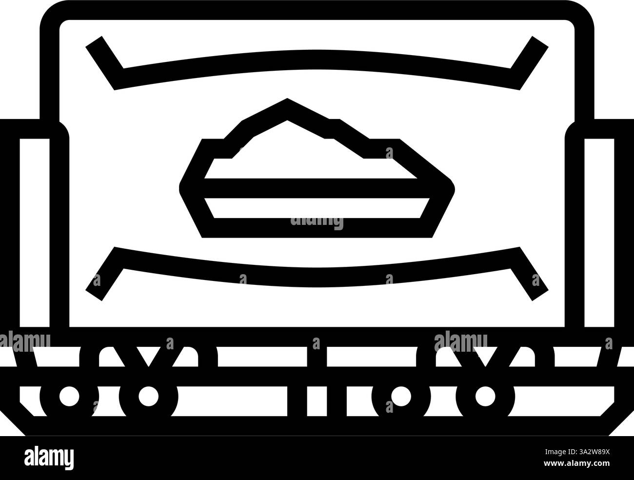 regulator gas burner stove line icon vector illustration Stock Vector ...