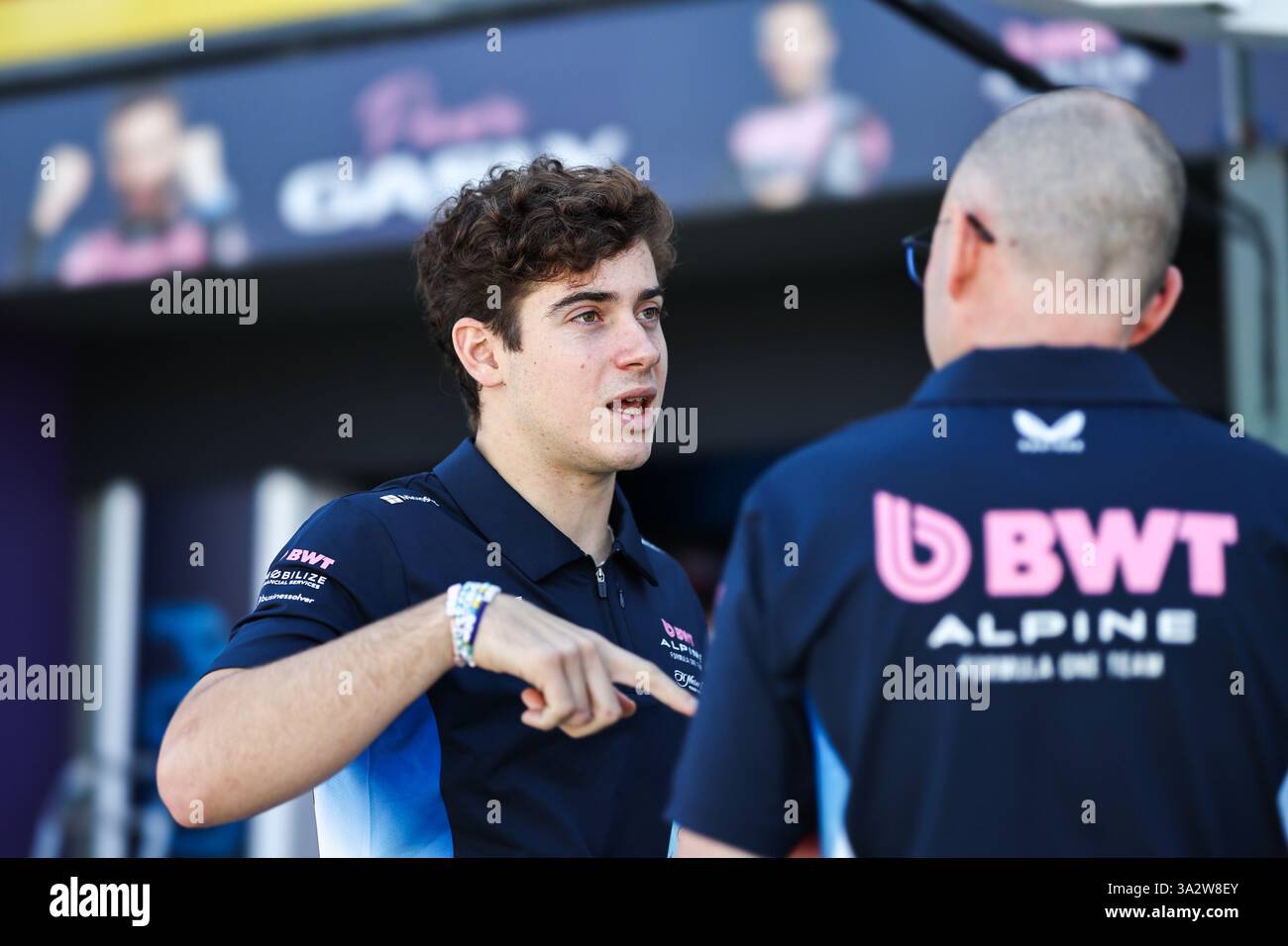 MELBOURNE, AUSTRALIA - MARCH 14: Franco Colapinto of Argentina and ...