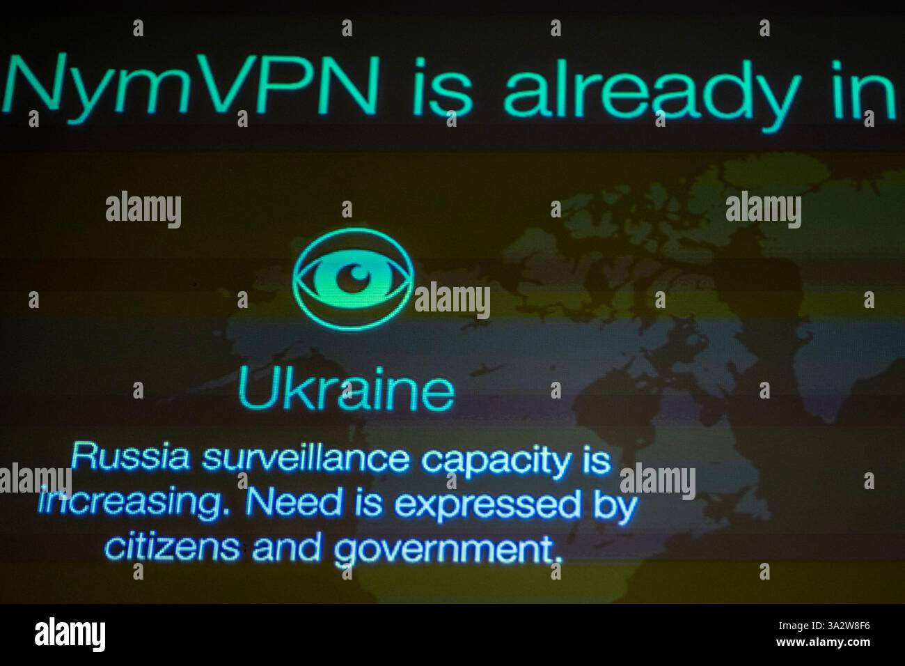 London, UK. 13th Mar, 2025. Nym VPN is the newest and most secure VPN ...