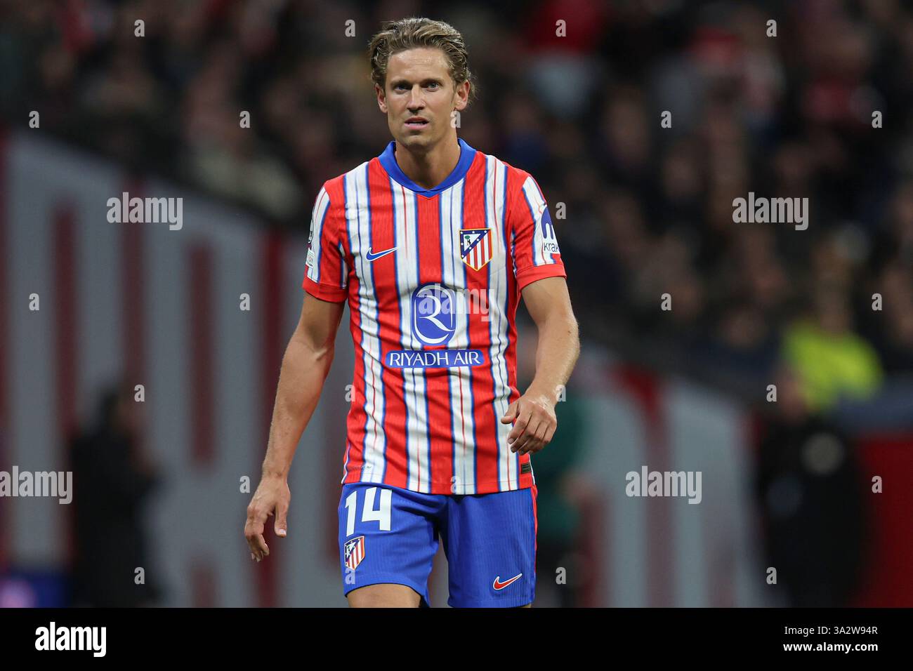 Madrid, Spain. 13th Mar, 2025. Marcos Llorente of Atletico de Madrid ...