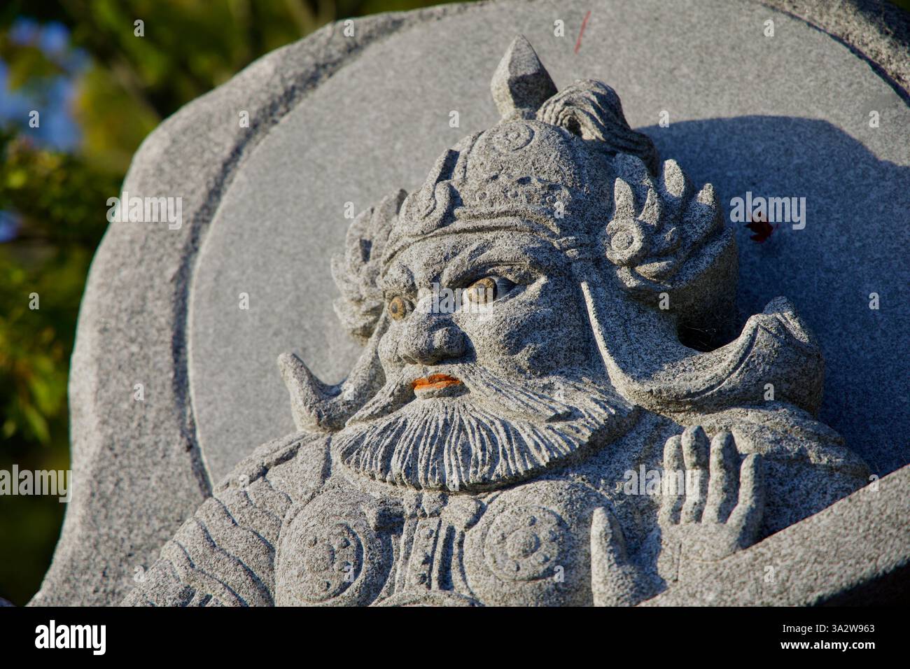 Gurye County, South Korea - October 3, 2021: A detailed close-up of a ...