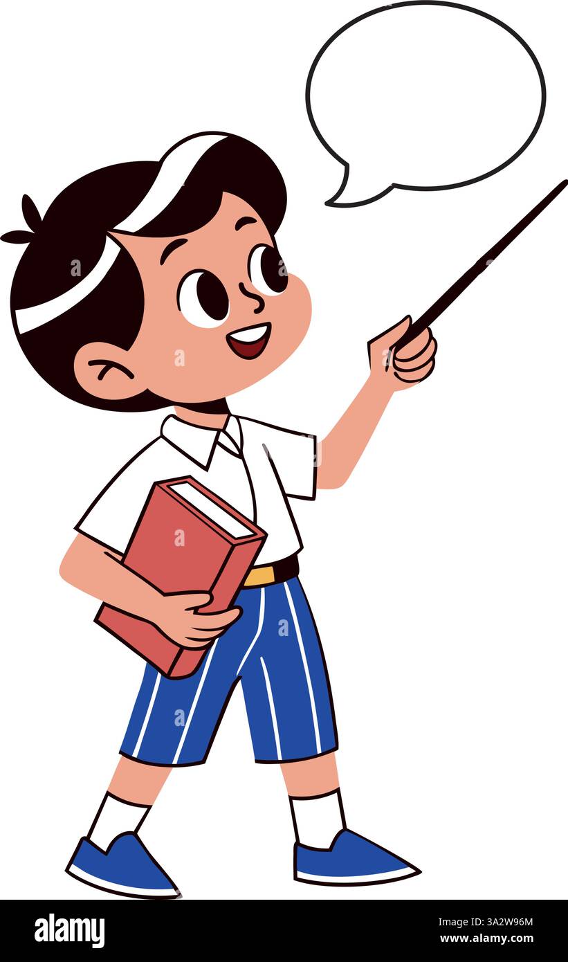Student Talking Explanation Stock Vector Image & Art - Alamy