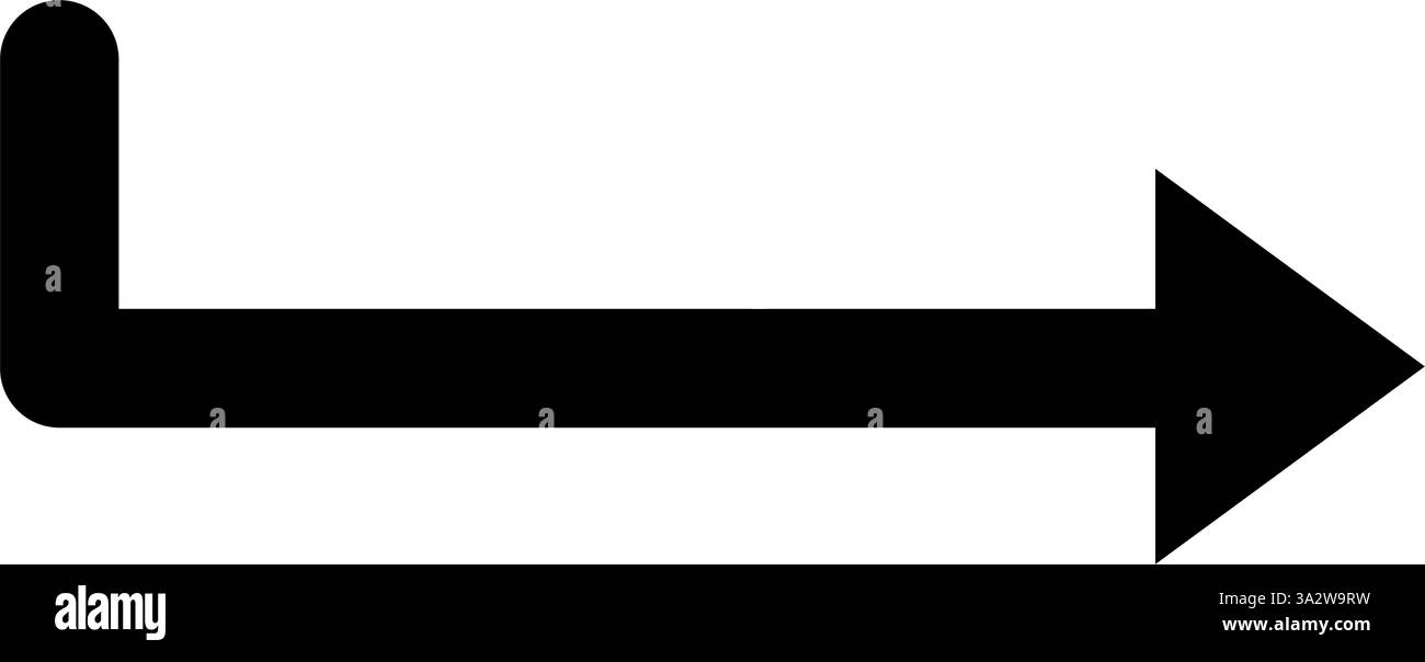 Elbow Arrow Corner Stock Vector Image & Art - Alamy