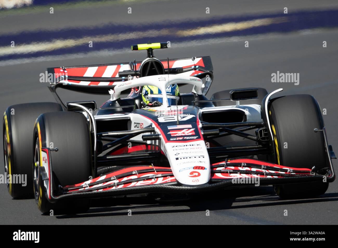 Albert Park, Australia, 14 March, 2025. Oliver Bearman (GBR) driving ...