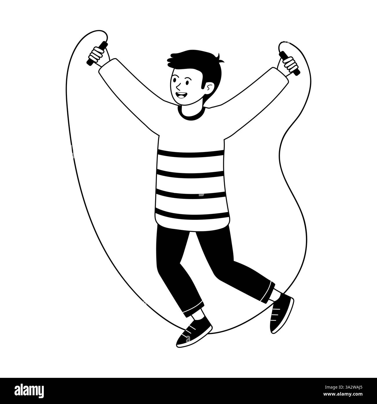 Child drawing activity Black and White Stock Photos & Images - Alamy