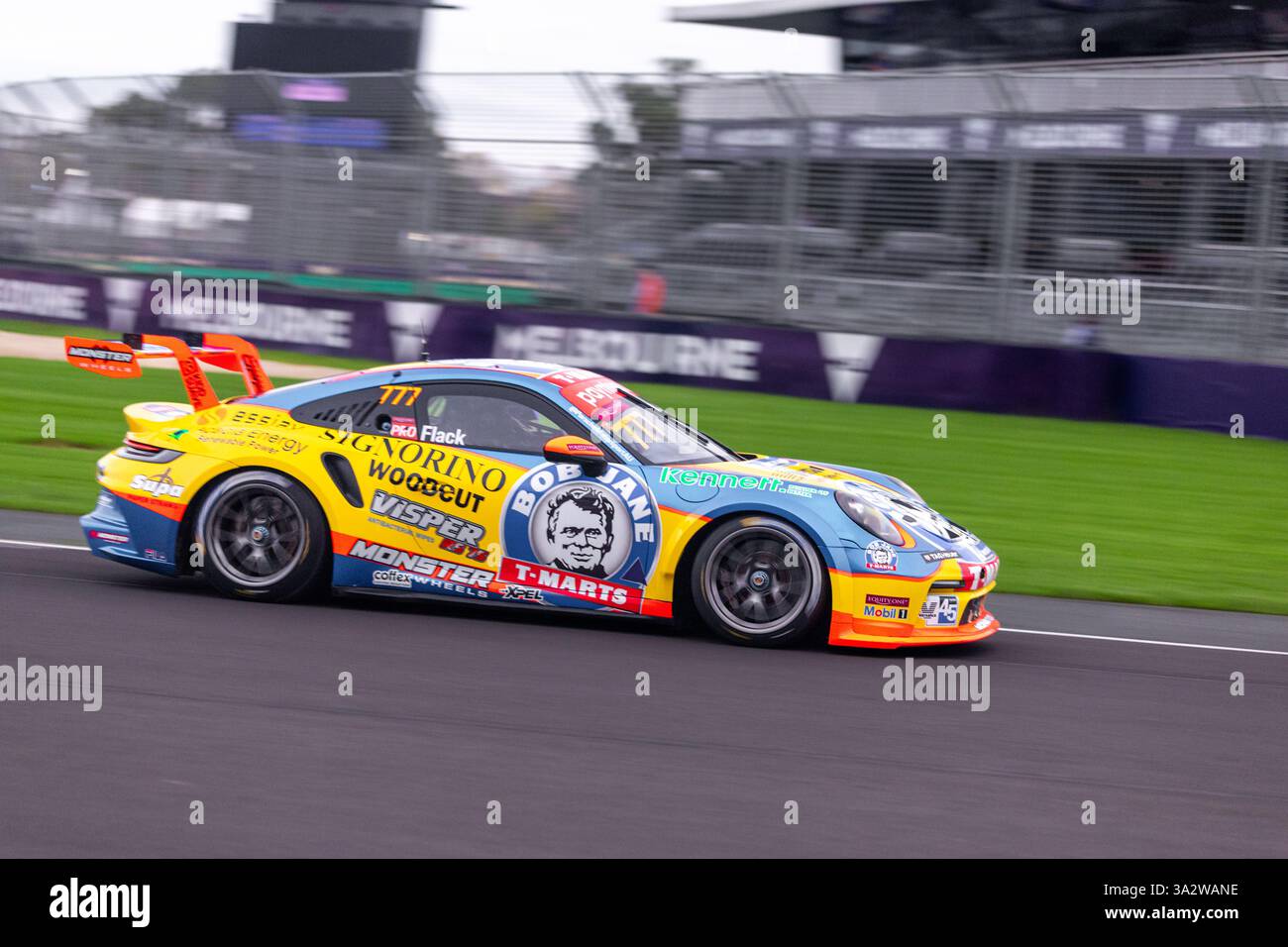 Melbourne, Australia, 13 March, 2025. Marcos Flack (AUS) driving for ...