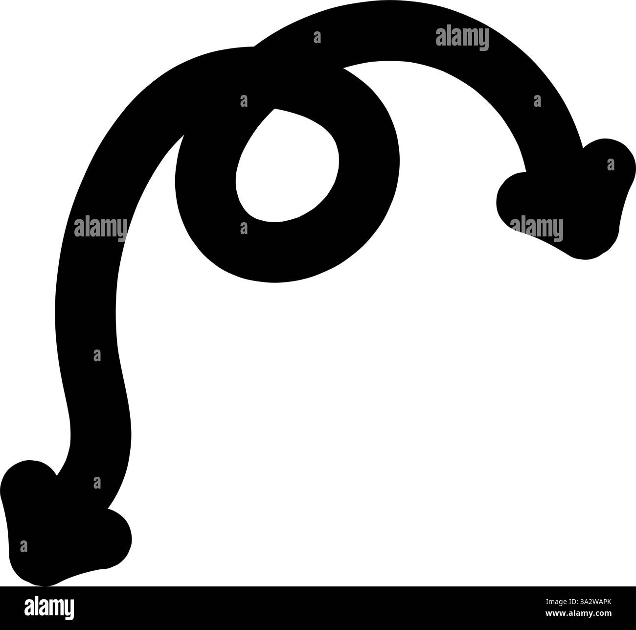 Elbow Arrow Spiral Stock Vector Image & Art - Alamy