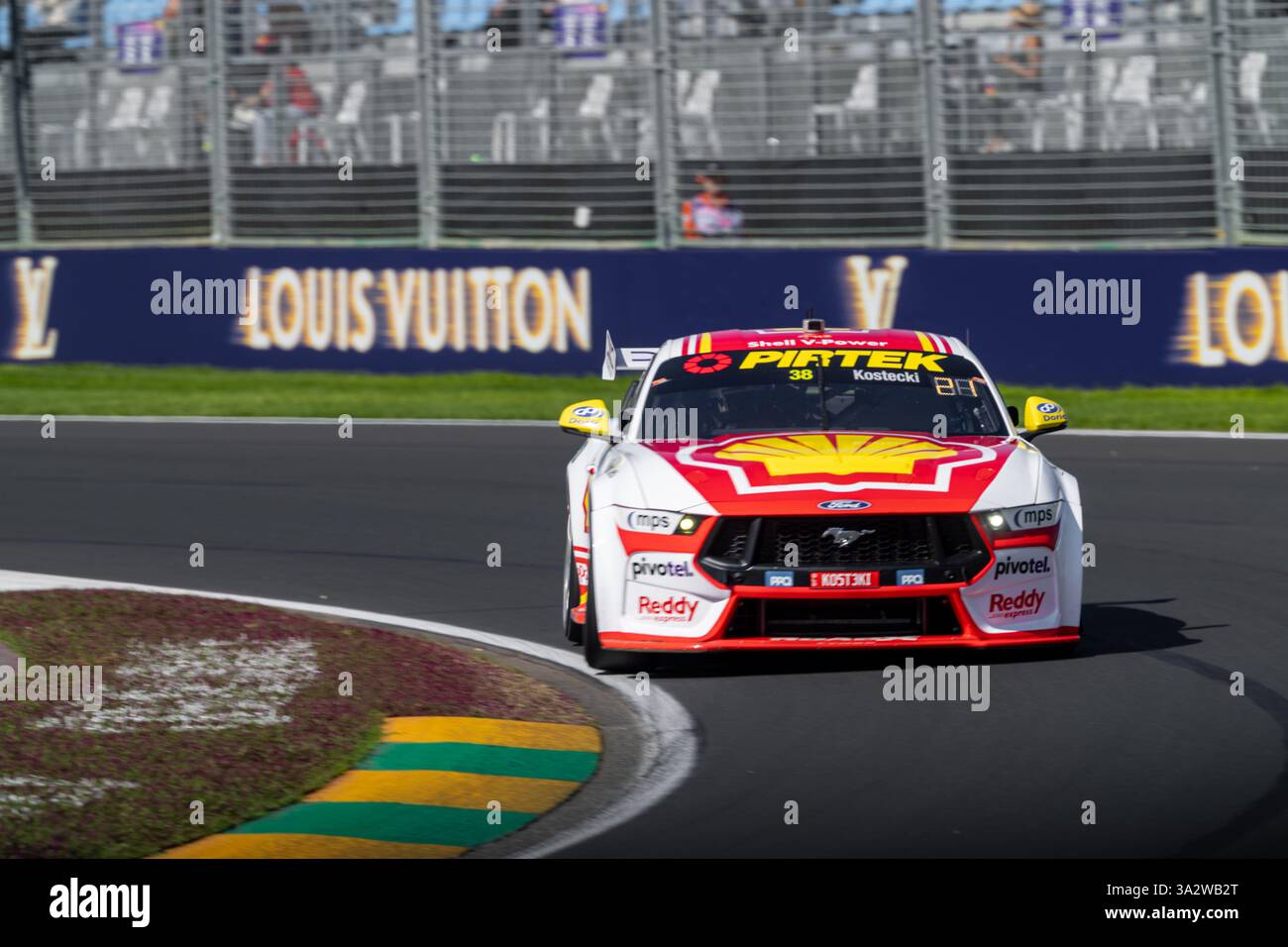 Melbourne, Australia, 13 March, 2025. Brodie Kostecki driving for Shell ...