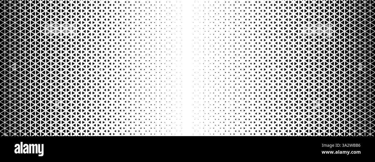 Triangle Halftone Gradient Texture Geometric Triangular Tech Pattern Background Black Abstract