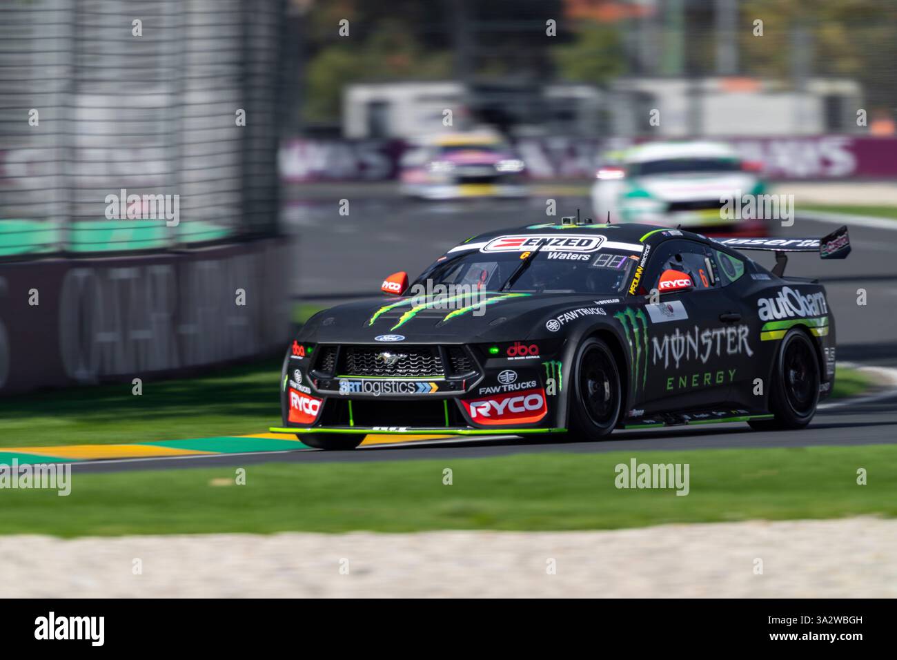 MELBOURNE, AUSTRALIA - MARCH 13: Cam Waters driving for Monster Castrol ...