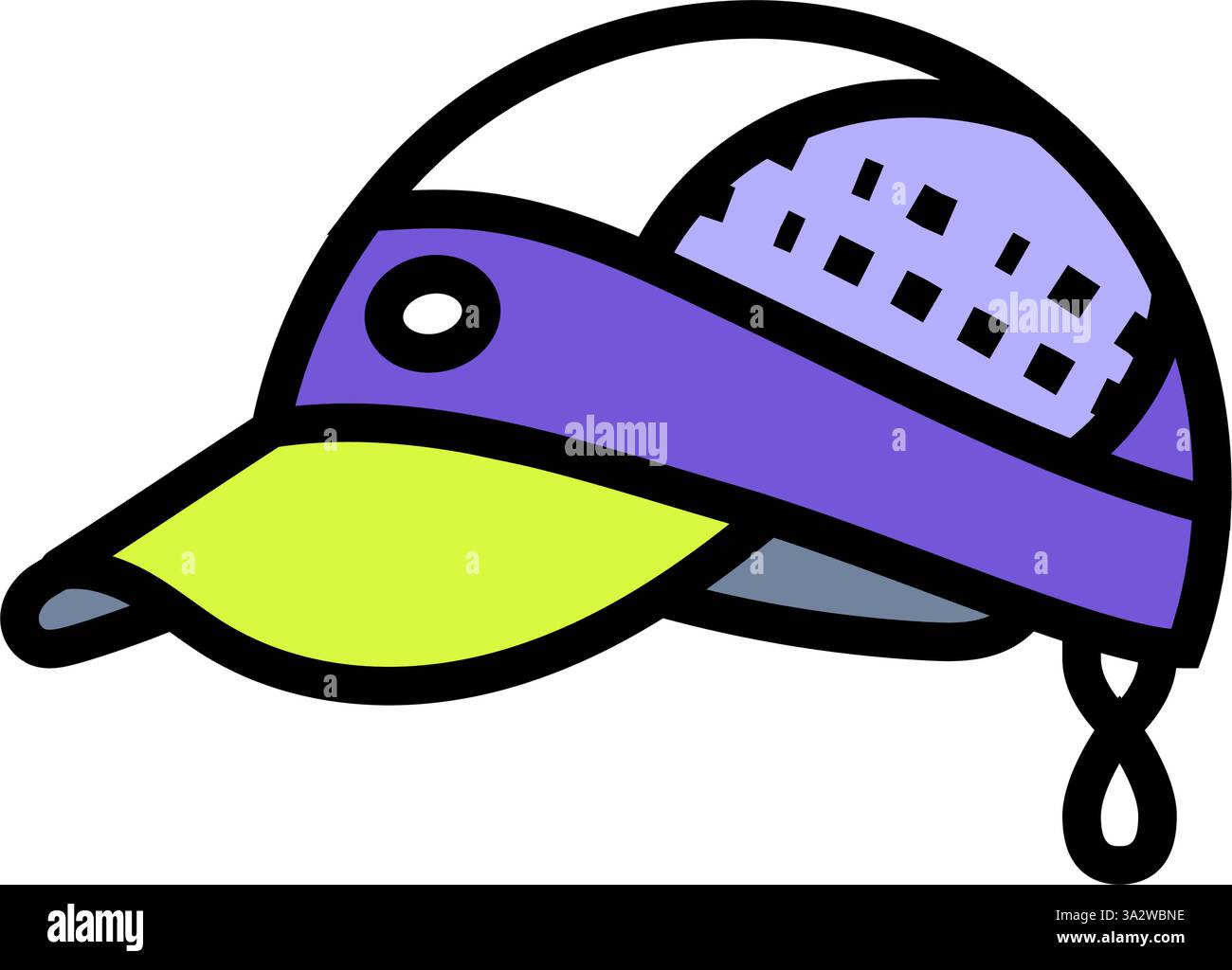 cap running accessories color icon vector illustration Stock Vector ...