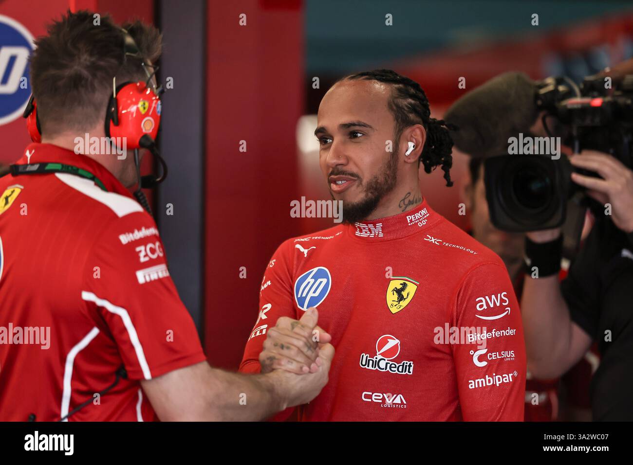 MELBOURNE, AUSTRALIA - MARCH 14: Lewis Hamilton of Great Britain and ...