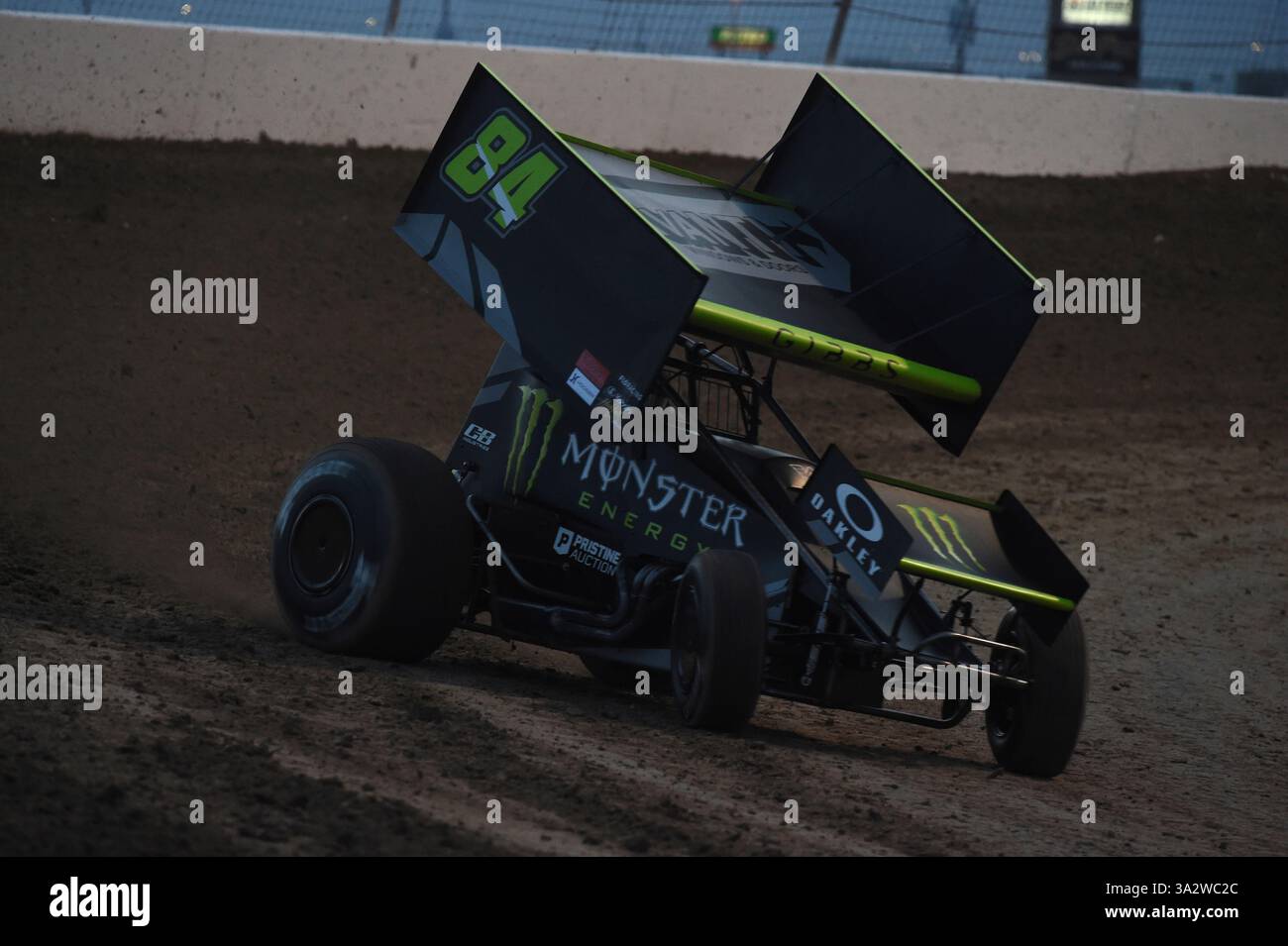 LAS VEGAS, NV - MARCH 13: Ty Gibbs (#84 CB Industries) completes a ...