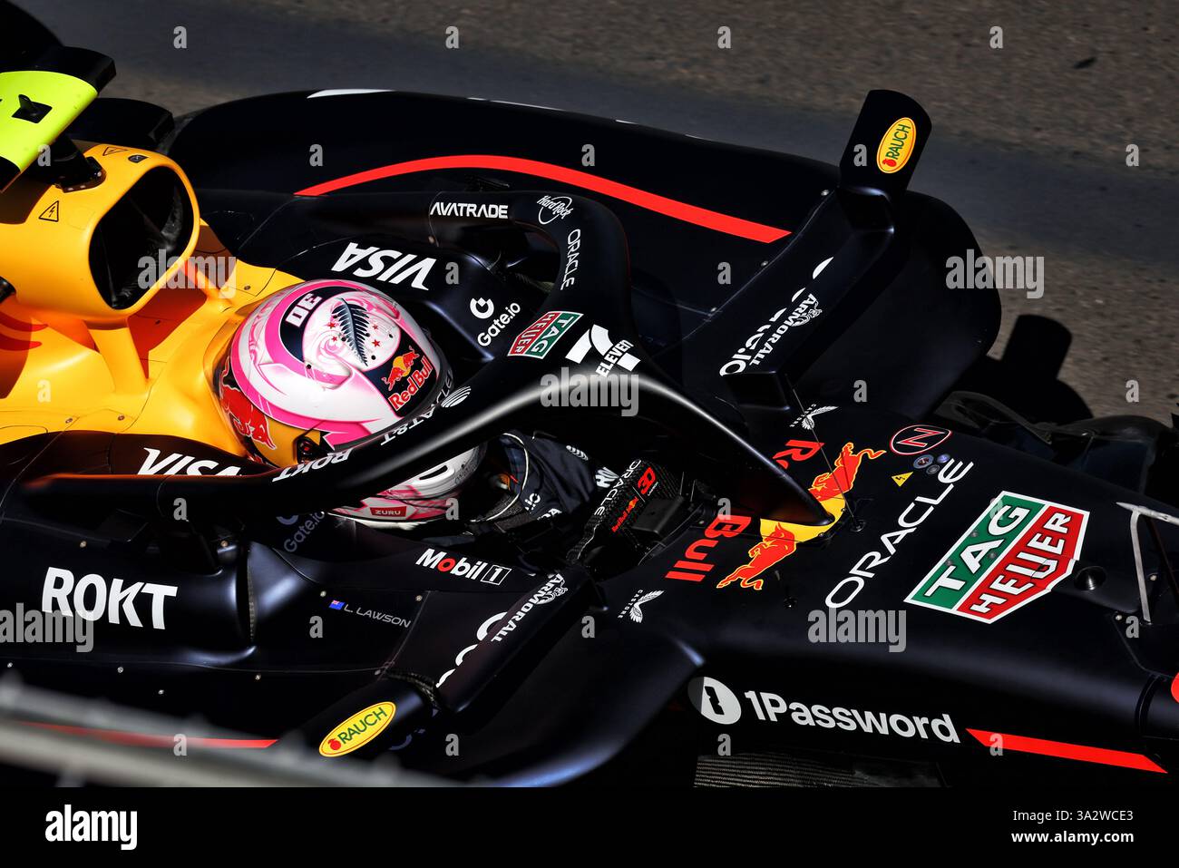 Melbourne, Australia. 14th Mar, 2025. Liam Lawson (NZL) Red Bull Racing RB21. 14.03.2025 ...