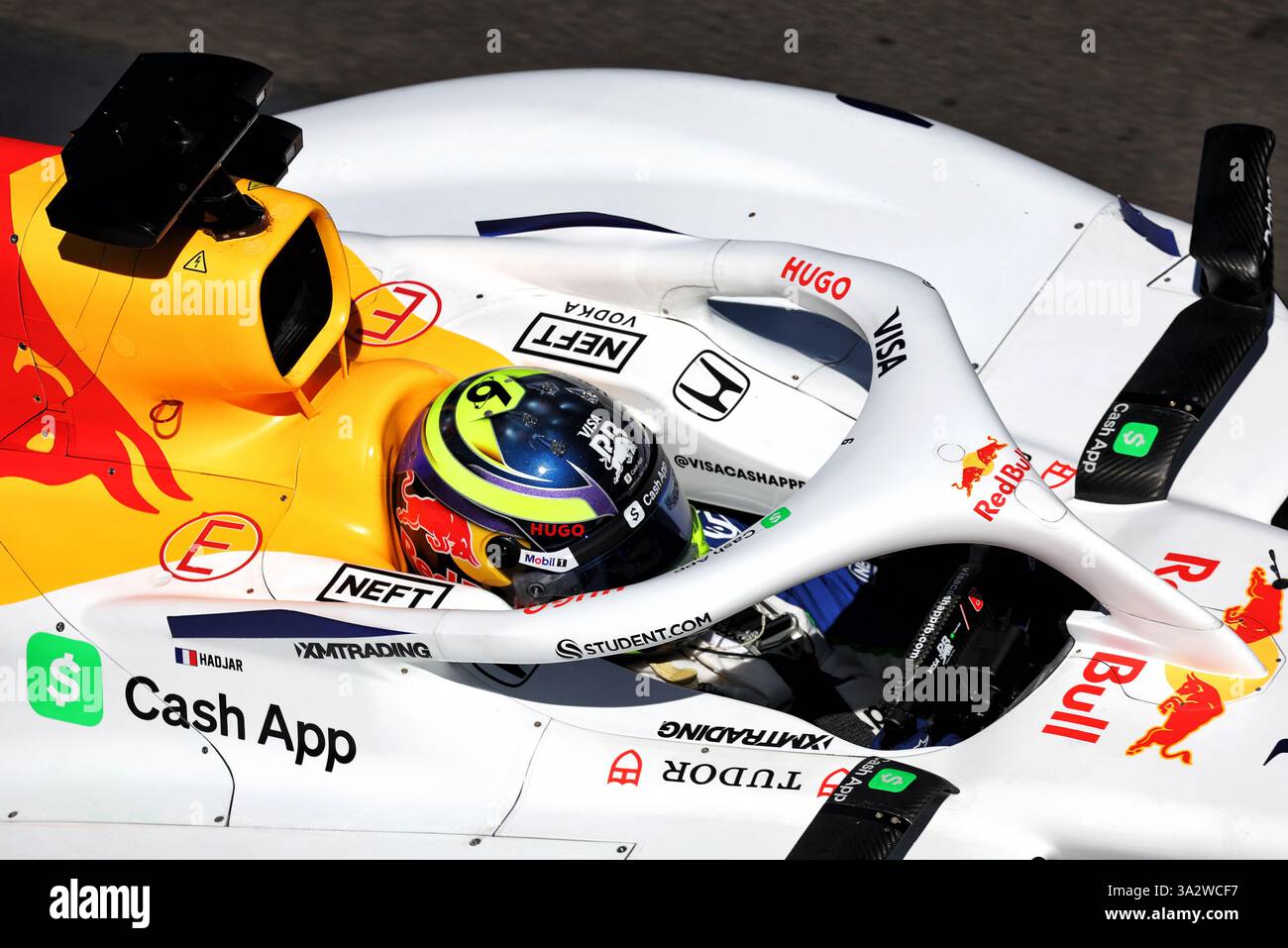 Melbourne, Australia. 14th Mar, 2025. Isack Hadjar (FRA) Racing Bulls ...