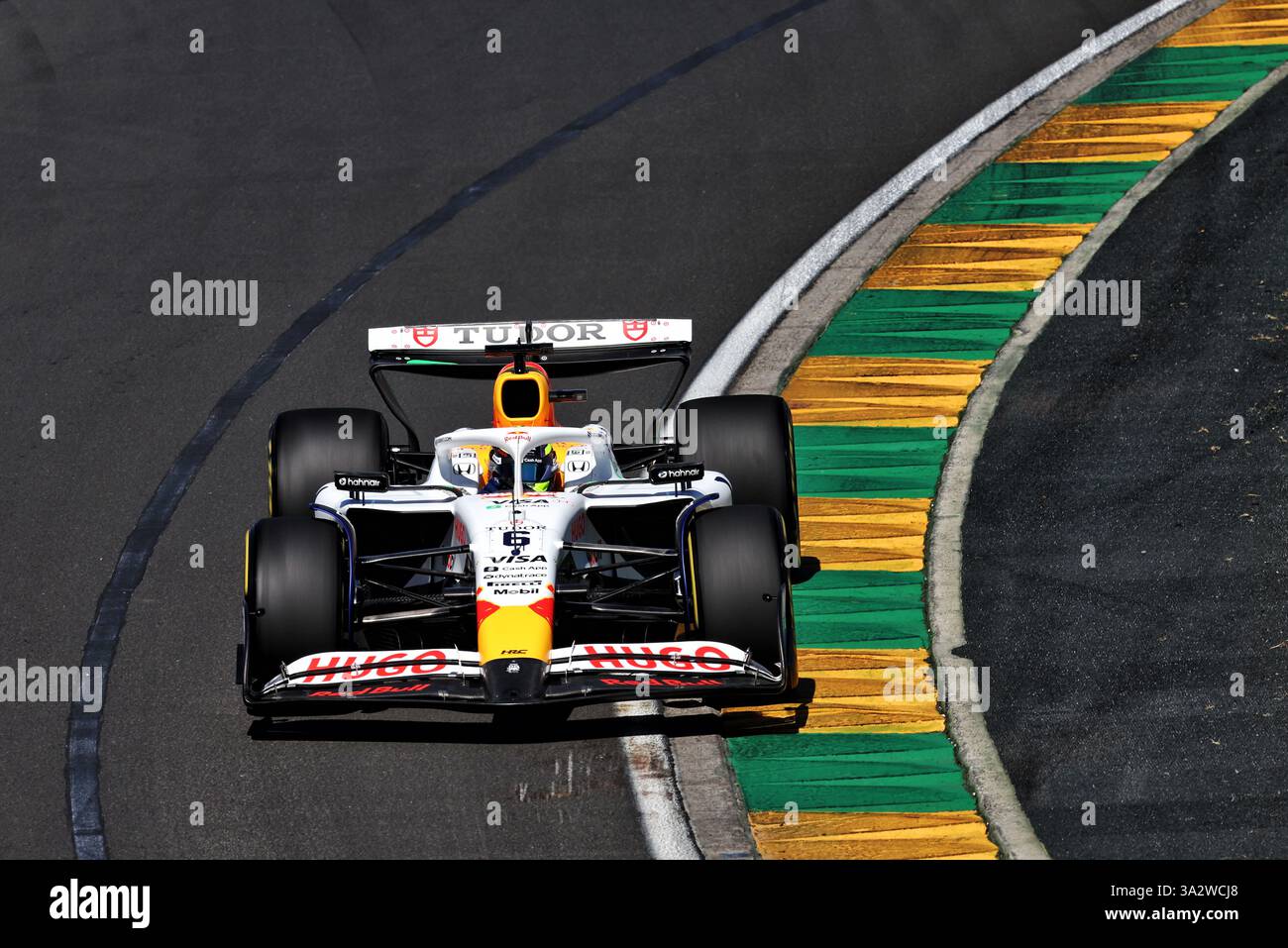 Melbourne, Australia. 14th Mar, 2025. Isack Hadjar (FRA) Racing Bulls ...
