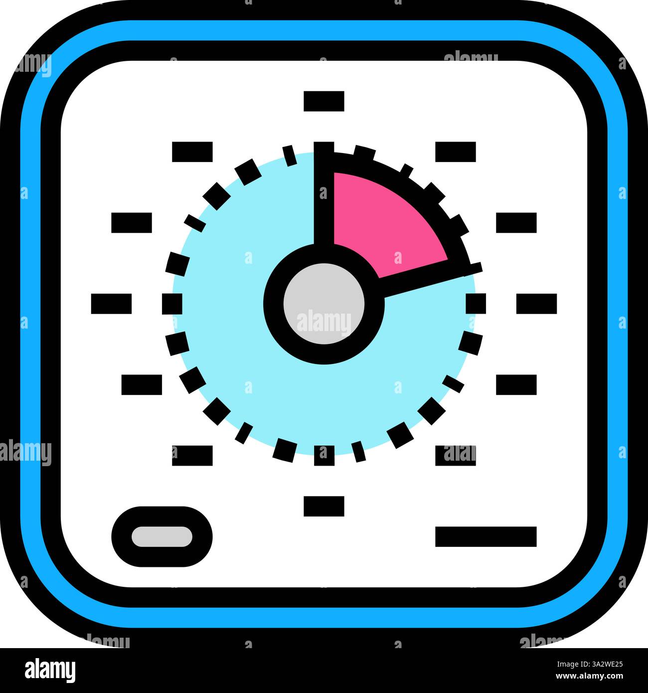 recovery timer clock wellness color icon vector illustration Stock ...