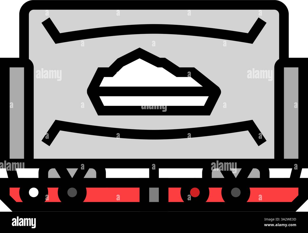regulator gas burner stove color icon vector illustration Stock Vector ...