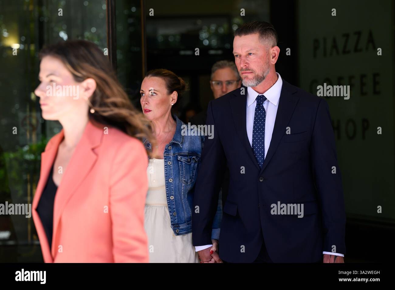 Sydney, Australia. 14th Mar, 2025. SAS soldier Oliver Schulz (right ...